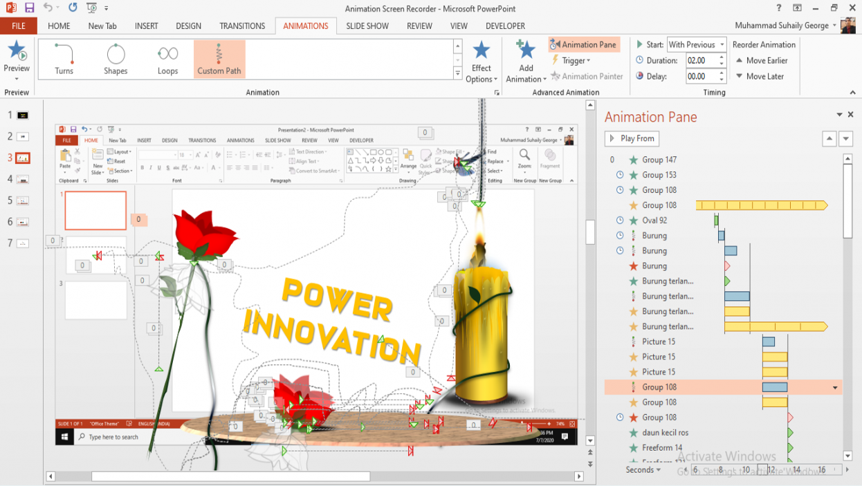 PowerPoint: ‘Animation & Creativity. – AMAZING WORLD POWERPOINT ...