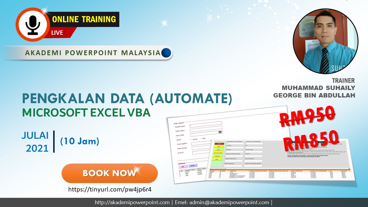 Database Management System – Penceramah Kursus PowerPoint di Malaysia